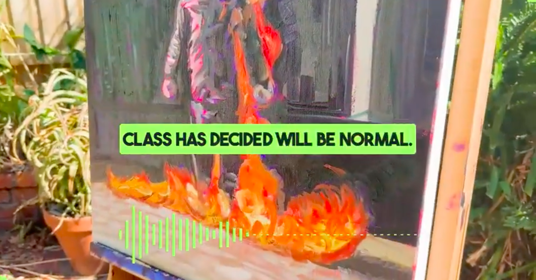 New Painting And Video: The Self-Immolation Of Aaron Bushnell – Caitlin ...