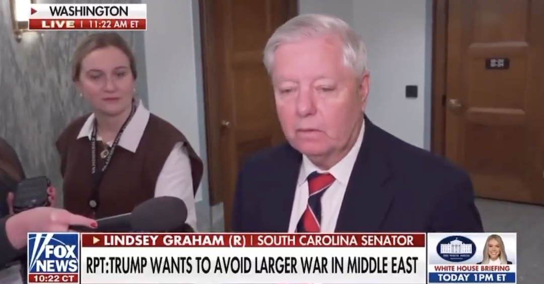Encouraging News: Lindsey Graham Looks HEARTBROKEN About Iran – Caitlin ...